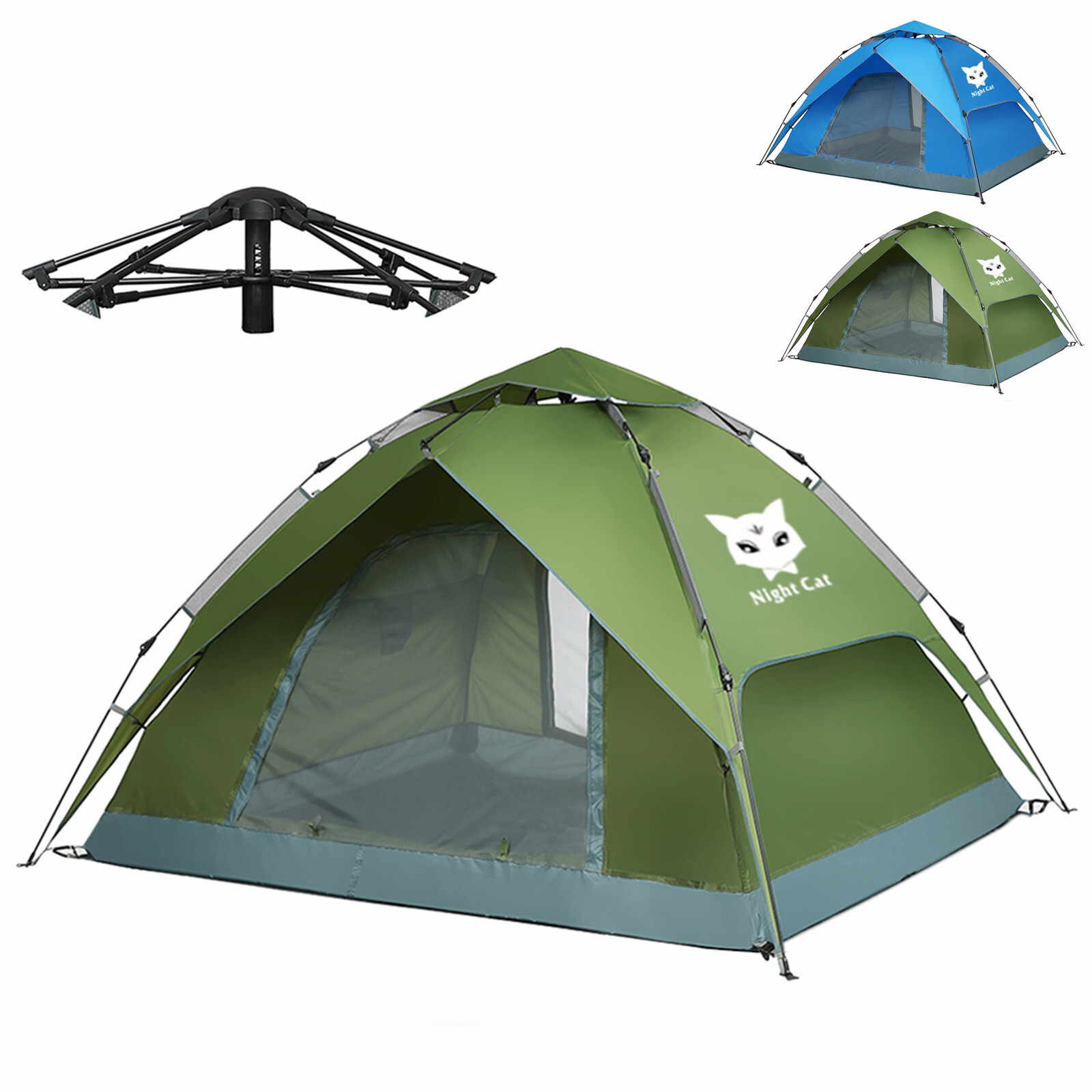 【うスレや】 YADSHENG Outdoor Tent 3-4 People Outdoor Camping Tent Automatic ...