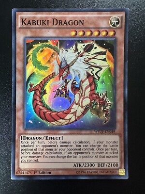 Yugioh - Kabuki Dragon (Super Rare) (1st Edition) - WSUP-EN049 | eBay