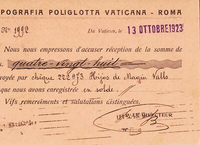 Postal Italia - Roma - Polyglot Typography. Year 1923 - MBC | eBay UK