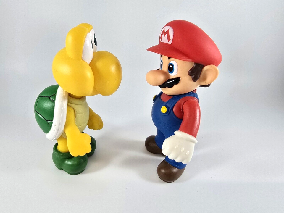 Super Mario Bros. Mario Koopa Troopa Action Figure Plastic Toy 5 ...