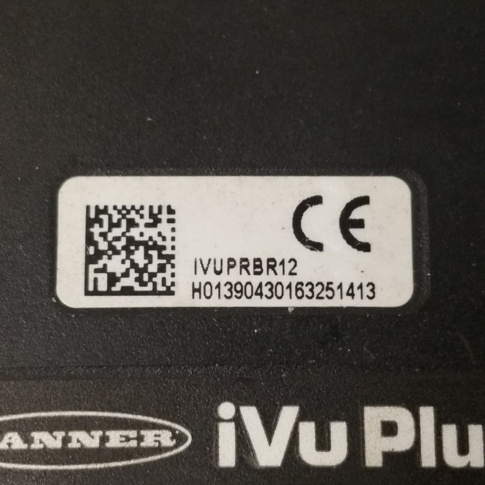 Banner IVUPRBR12 Bar Code Scanner Interactive Control Vision Sensor ...