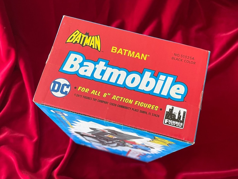 Figures Toy Company Mego Style Batmobile Plus Silver Age Hasbro Batman ...