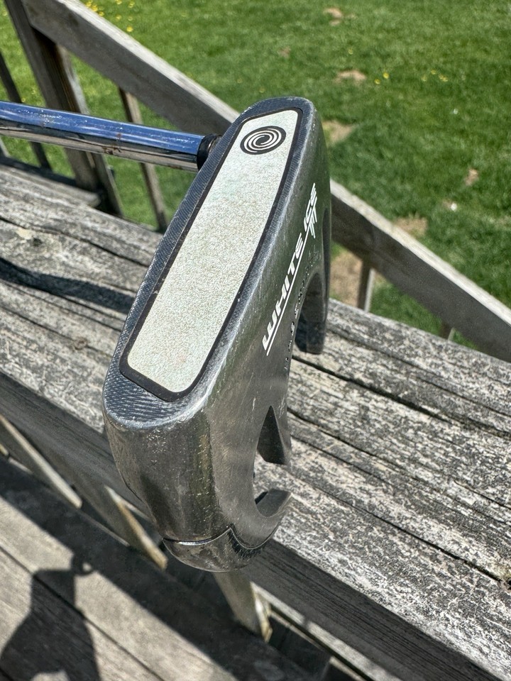 🔥 ODYSSEY ~ White Ice ~ Sabertooth ~ Mallet Putter ~ Steel Shaft ~ 34-1 ...