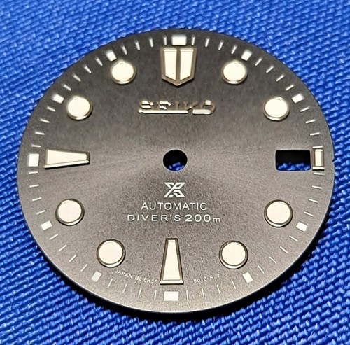 28.5mm Nh35 Dial S Logo Watch Dial Green Luminous For NH35 NH36 ...