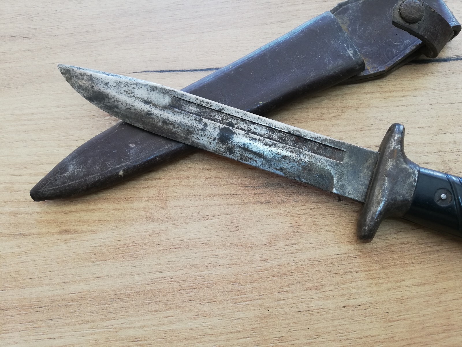 VTG OLD BULGARIAN GERMAN COMBAT TRENCH FIGHTING KNIFE K98 DAGGER MAUSER ...