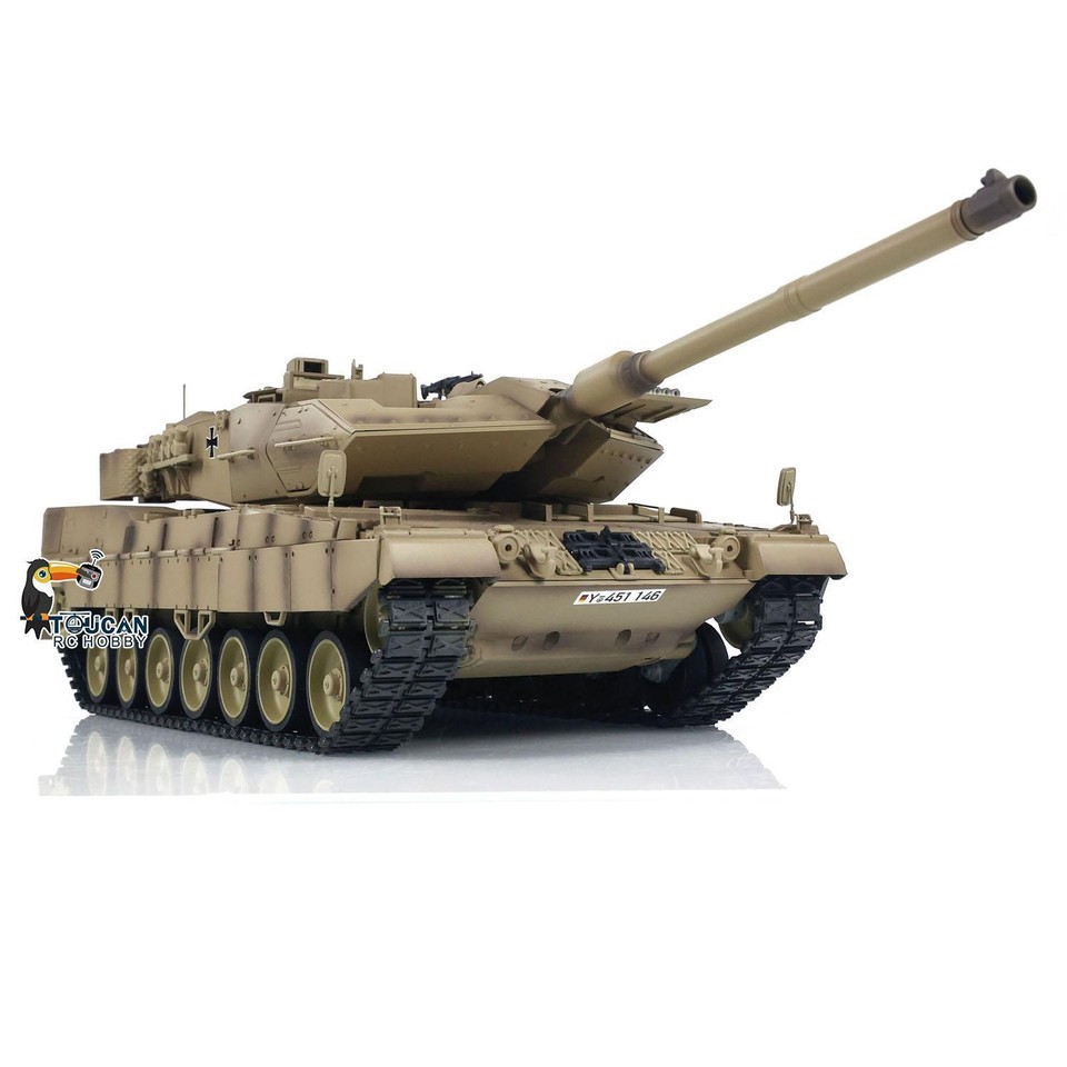 Tongde 1/16 RC Battle Tank German Leopard2A7 Electric Infrared Military ...