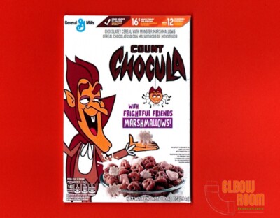 Count Chocula 2024 cereal box art 2x3" fridge/locker magnet General ...