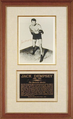 JACK DEMPSEY - AUTOGRAPHED SIGNED PHOTOGRAPH | eBay