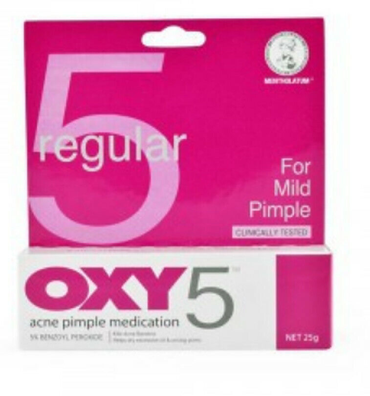 OXY 5 Mild Acne & Pimple Medication Treatment 25G X 3 tubes FREE SHIPPING | eBay