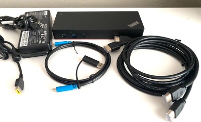 Lenovo ThinkPad 40AF Hybrid USB-C Dock 40AF0135 DUD9011D1 + 2 HDMI ...