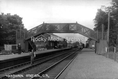 Kbc-49 The Railway Station, Harburn, Caledonian Railway, Scotland ...