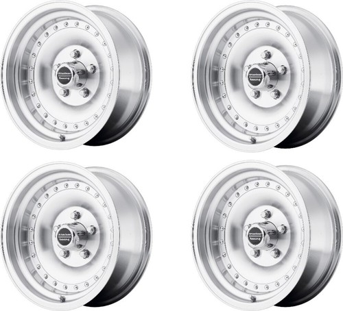 Set 4 15" American Racing AR61 Outlaw I 15x7 5x4.5 -6mm Wheels Machined ...