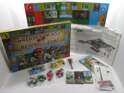 Griddly Headz Baseball Game - Complete Board Game - All Game Pieces ...