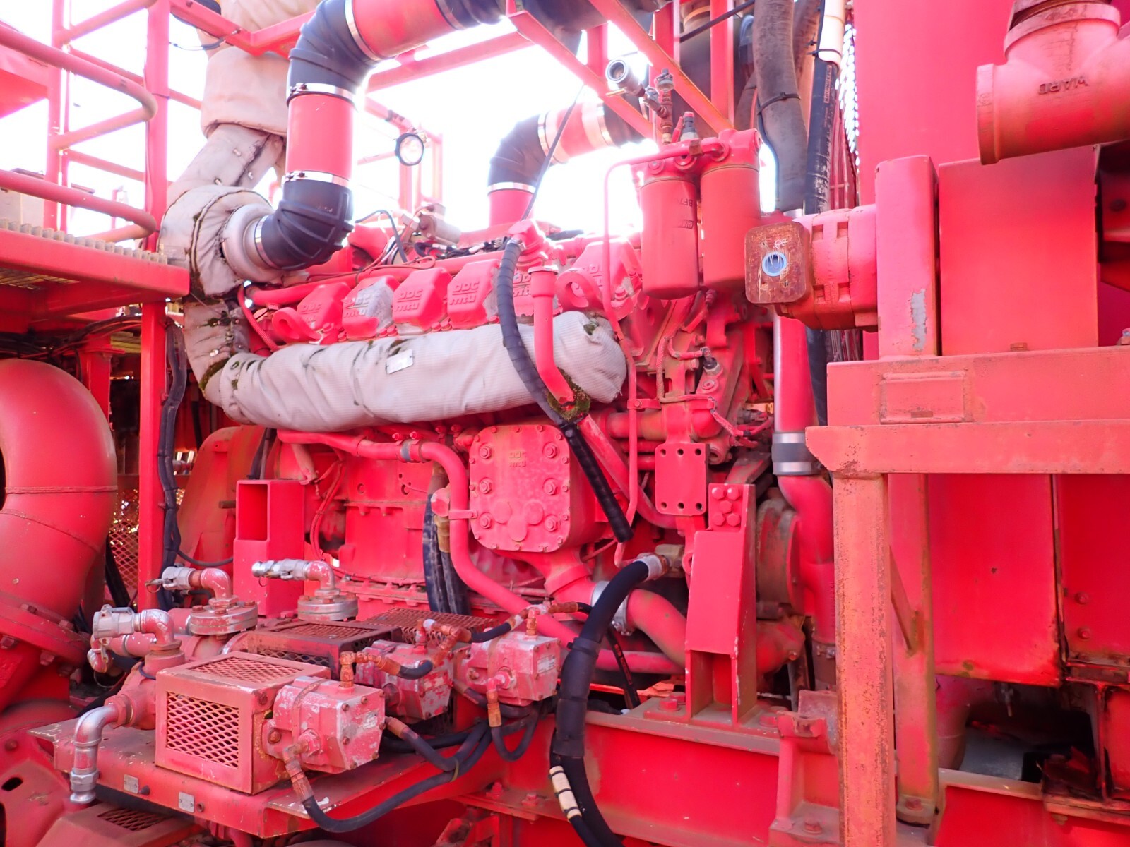 MTU Detroit 12V2000 Turbo Diesel Engine POWER UNIT! V12 2000 CLEAN ...