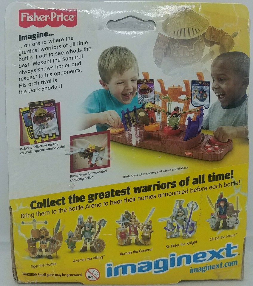 Fisher Price Imaginext Wasabi the Samurai Battle Arena Warrior X6150 | eBay
