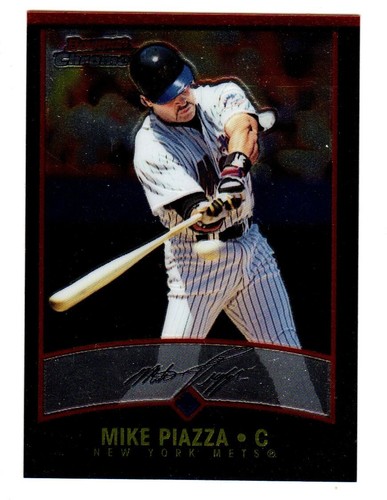 2001 Topps Bowman Chrome #77 Mike Piazza NEW YORK METS | eBay