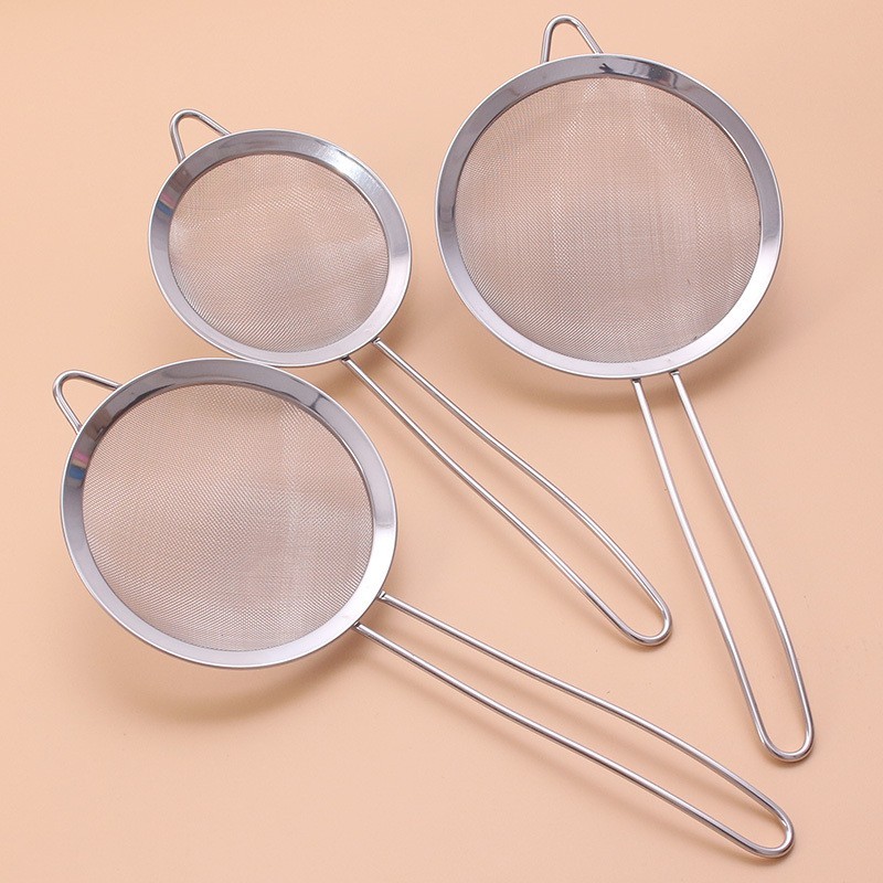 Mesh SIEVE Strainer Strainers FINE Small Large Stainless Steel Colander ...