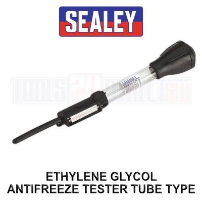 Sealey Ethylene Glycol Antifreeze Tester Tube Type Coolant Test AK413 ...