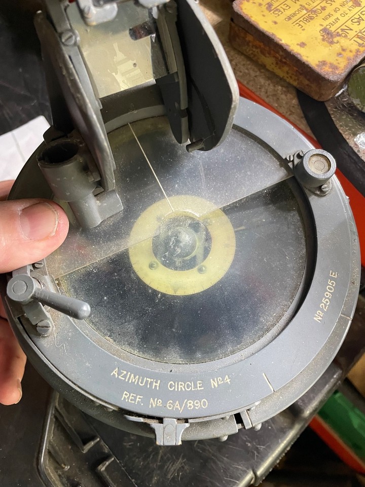 1942 Dated RAF Azemuth Compass in Box - Excellent Condition - WW2 Issue ...