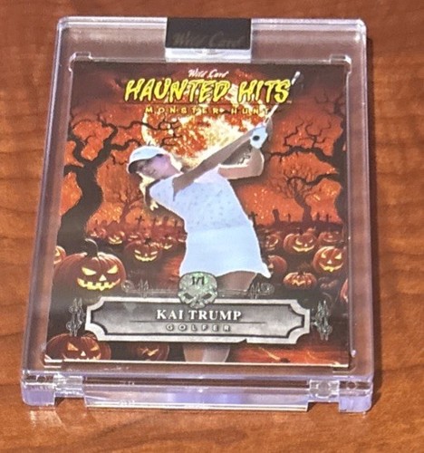 2025 Wild Card HAUNTED HITS Multi-Sport KAI TRUMP Monster Hunt RC RARE ...