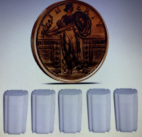 (100) STANDING LIBERTY - 1 OZ COPPER ROUND - BULLION - LOT | eBay