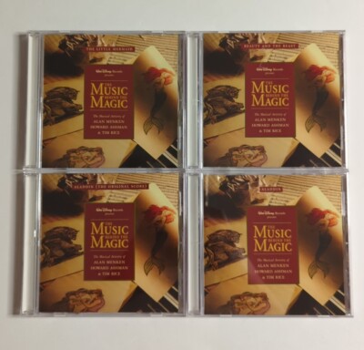 4-CD Set Music Behind Magic Walt Disney Aladdin/Little Mermaid ...
