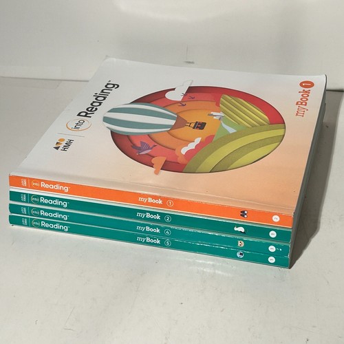 HMH Into Reading myBook Workbook Lot First Grade (2,4,5) Second Grade ...