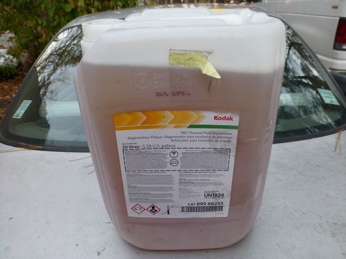 Kodak 980 thermal plate Replenisher Sword Excel 20L 5.28 gal Photo ...