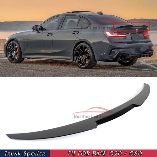 For 19-25 BMW G20 330i M340i M3 G80 Glossy Black M4 Style Highkick ...