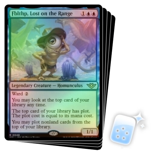 FOIL FBLTHP, LOST ON THE RANGE X4 Outlaws Of Thunder Junction OTJ Magic ...