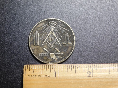 VINTAGE MASONIC TOKEN COIN MEDAL MADE A MASON | eBay