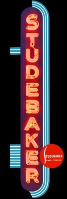 Studebaker Autos Dealer Style DIECUT NEW 36" Tall Sign USA STEEL XL ...