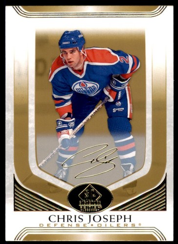 2020-21 SP Signature Edition Legends Gold Foil #140 Chris Joseph Edmonton Oilers | eBay
