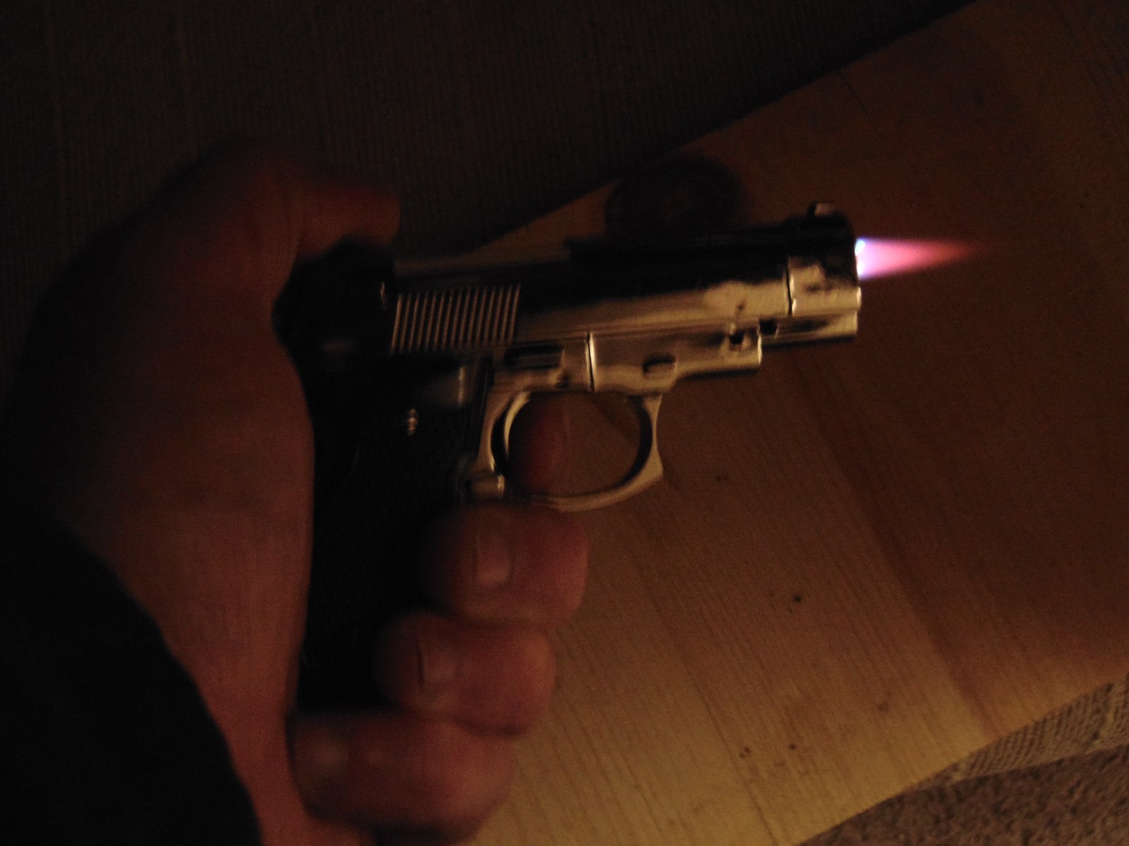 Black Beretta M92G CQB Shaped Novelty Pistol Gun Jet Torch Lighter USA ...