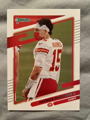 2021 Donruss Football Patrick Mahomes #116 Mask Variation Kansas City ...