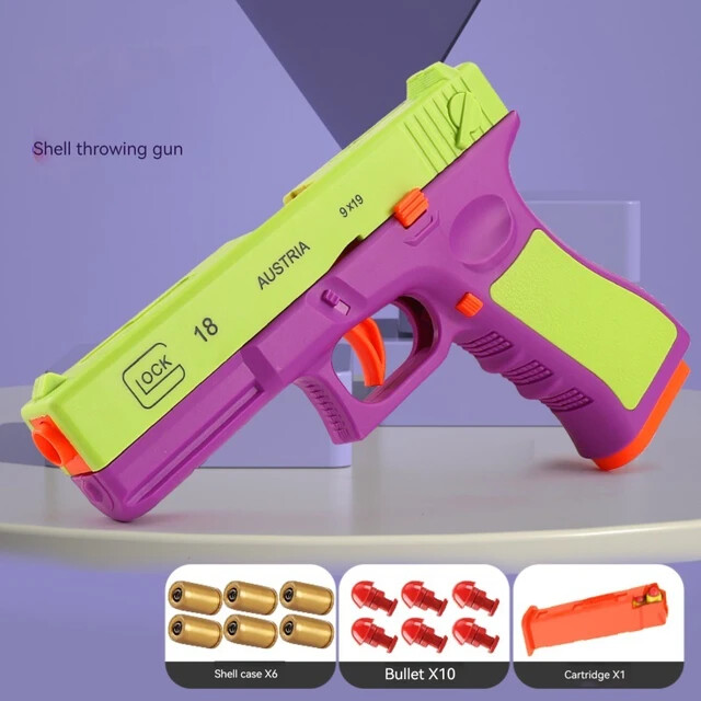 M1911 Multi Color Desert Eagle Toy Blast Shell Ejected Soft Manual with ...