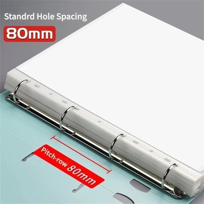 A4 File Folders Display Book 4 Hole Binders Folders Document Ring ...