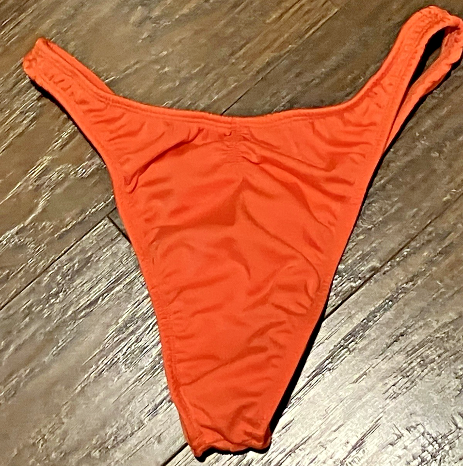 Men's Bodybuilding Posing Trunks/Swimwear, Medium, Bright Orange | eBay