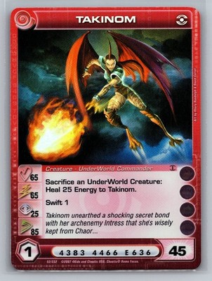 Takinom 52/232 Chaotic TCG Max E Rare | eBay