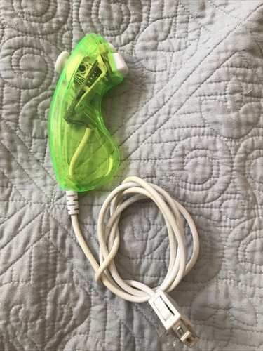 Rock Candy Nunchuck Controller Clear Green Nintendo Wii | eBay
