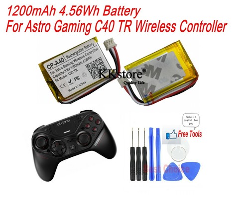1200mAh 4.56Wh Rechargeable Battery for Astro Gaming C40 TR Wireless ...