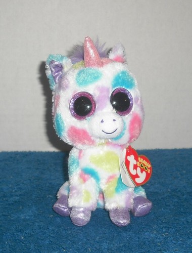 RETIRED TY 2014 BEANIE BOO BOOS WISHFUL POLKA DOTS UNICORN 6" PLUSH | eBay