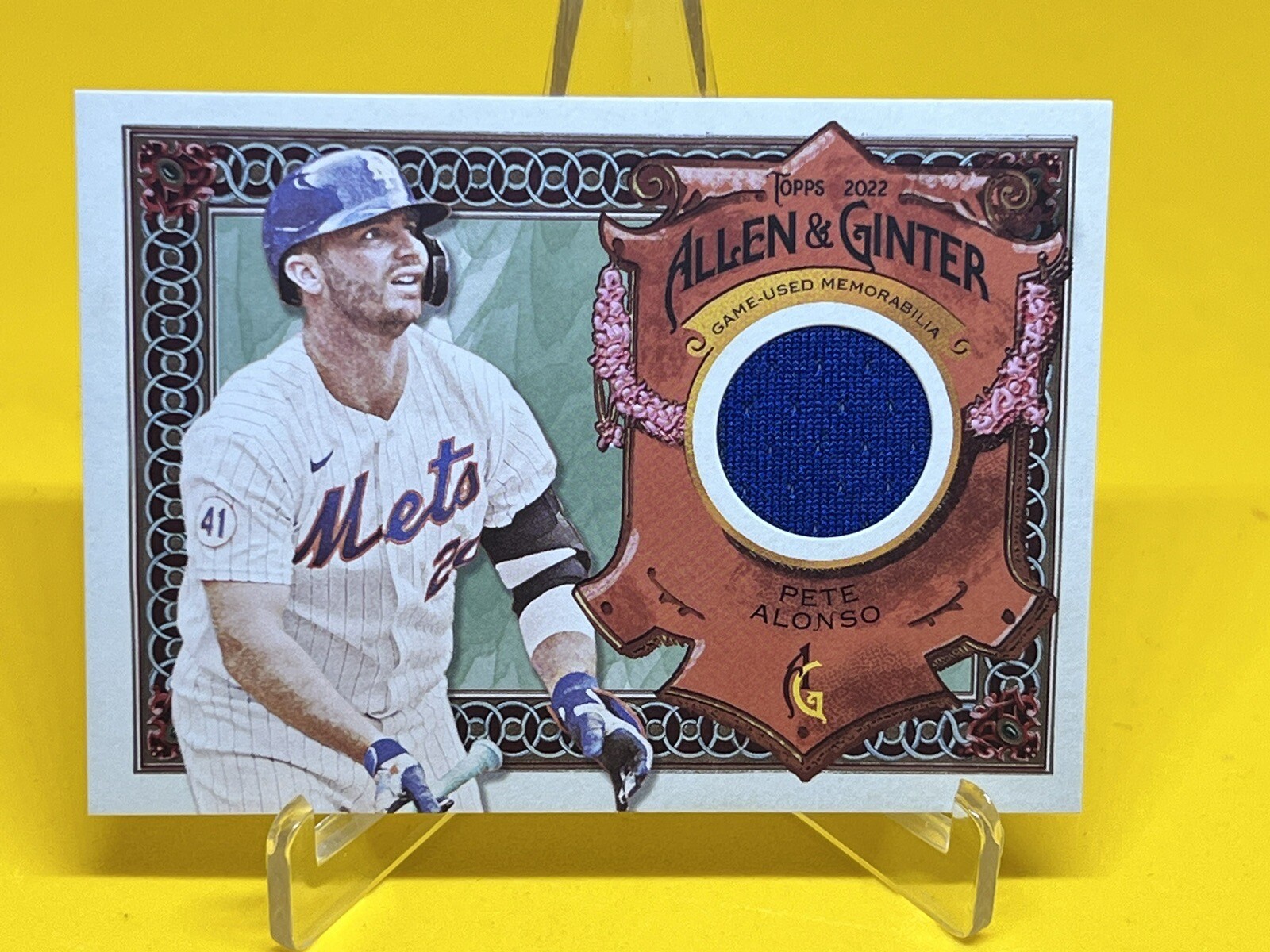 2022 Allen & Ginter Pete Alonso Relic Card# AGRA-PA Mets | eBay
