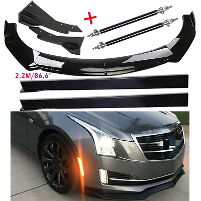 Front Bumper Spoiler Diffuser Side Skirt Splitter Rear For Cadillac CTS ...