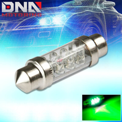 8 X 3MM ROUND LED 39MM BRIGHT GREEN HIGH POWER INTERIOR DOME 12V LIGHT ...