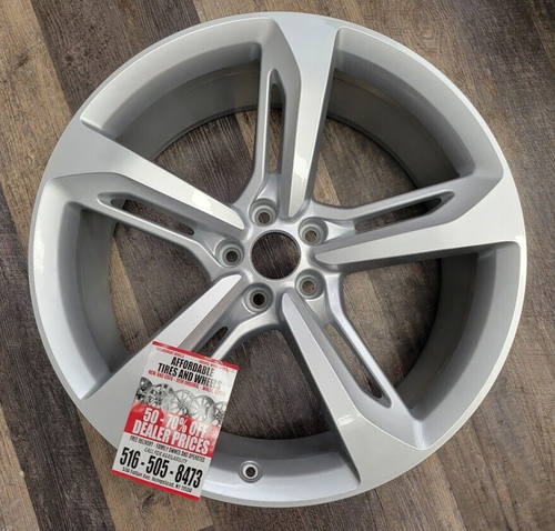 Audi Q7 2019 59051 59052 aluminum OEM wheel rim 21 x 9.5 Silver Met | eBay