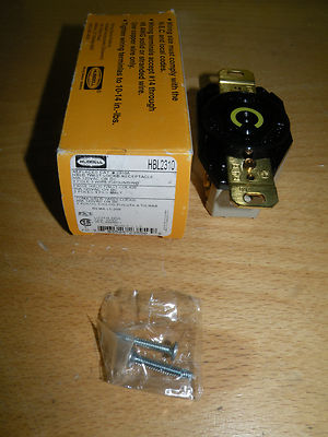 HUBBELL HBL2310 TWIST-LOCK RECEPTACLE 20 AMP 125V | eBay