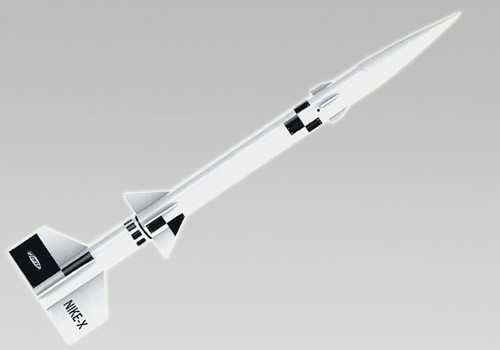 Estes Model Rocket Nike-X NikeX Flying Model Rocket Kit Skill Level 2 ...