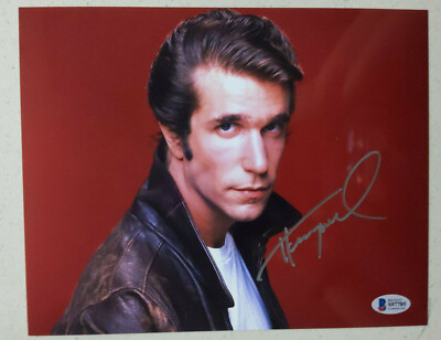 HENRY WINKLER Signed 8x10 Photo FONZIE Happy Days Autograph JSA BAS QR ...