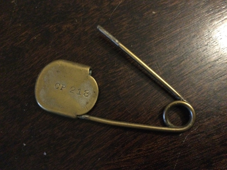 Vintage Large Brass Safety Pin Heavy Duty Possibly Military /Horse ...